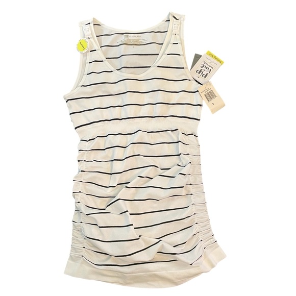 Pip & vine | Tops | New Pip Vine White Maternity Nursing Tank With ...